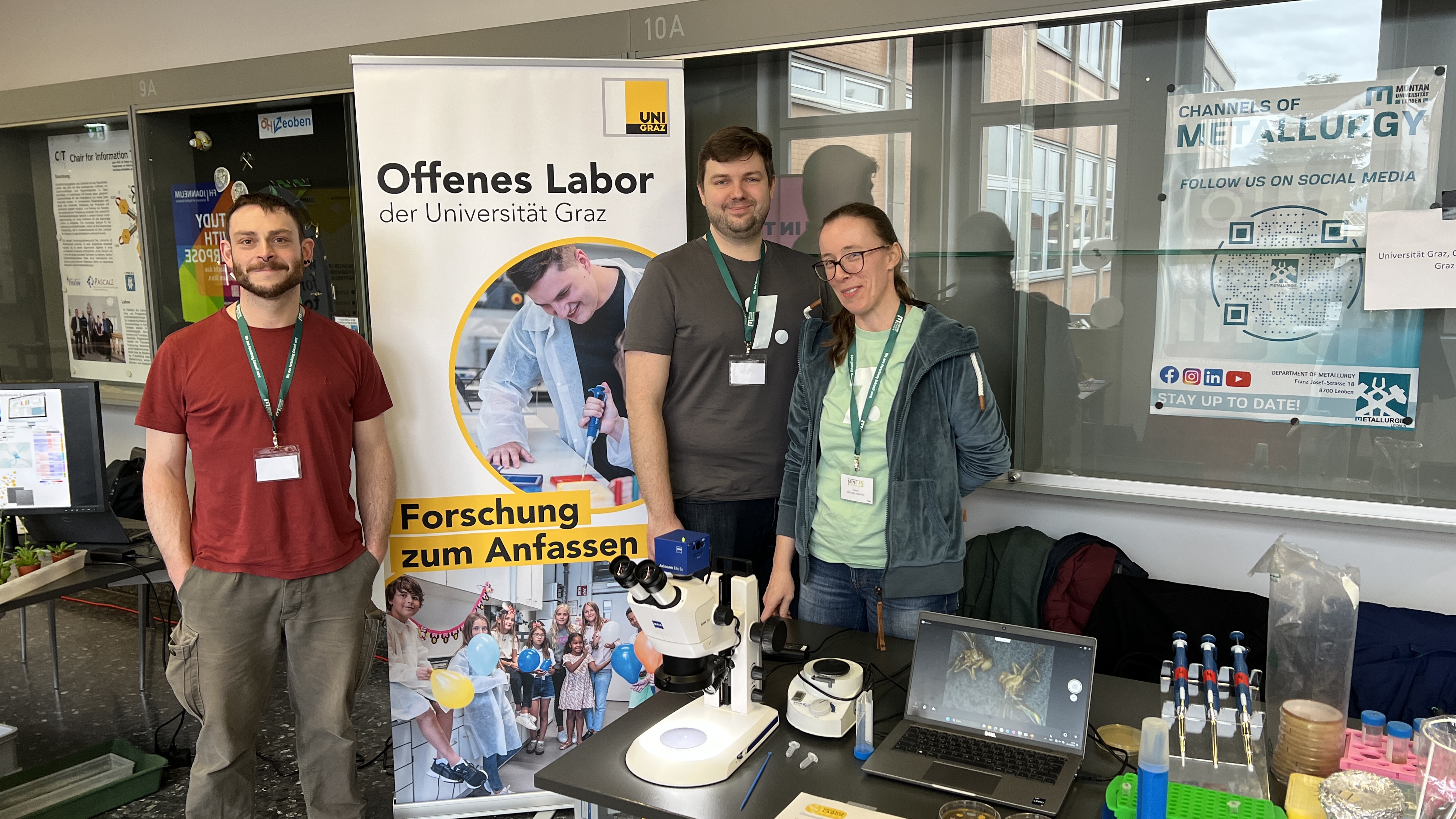 Das Offene Labor am MINT-Kongress Leoben - Mitmachlabore Graz