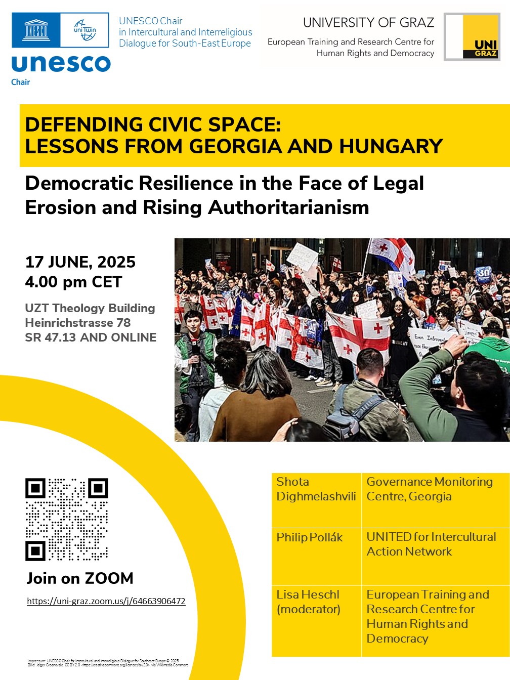 Talk: Defending Civic Space in Georgia and Hungary - European Training ...