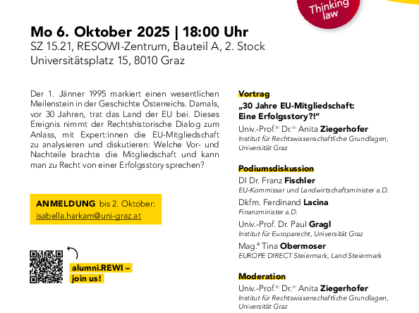 Sprechstunde Univ.-Prof. Dr. Folz - Institut für Europarecht