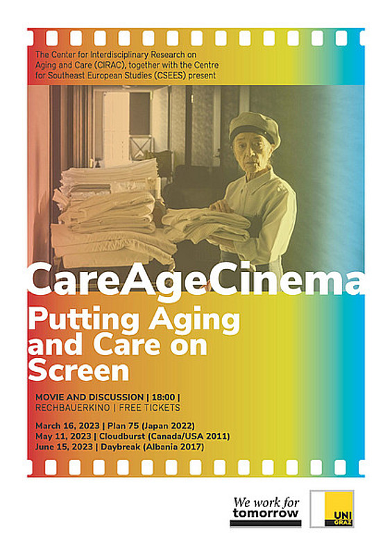 Franz Winter beim Podiumsgespräch zum japanischen Film "Plan 75" im ...