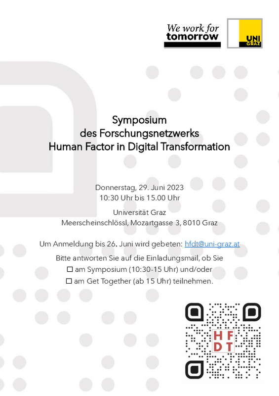 Einladung zum HFDT Symposium am 29. Juni 2023 - Department of the ...