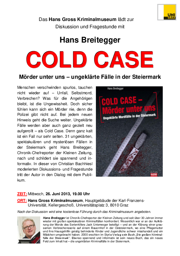 COLD CASE - Universität Graz