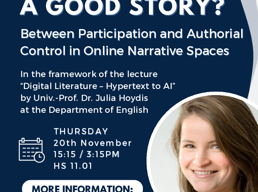 Univ. Prof. Dr. Julia Hoydis: ORF Topos - 250 Jahre Jane Austen - Institut für Anglistik