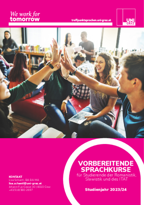 Vorbereitende Sprachkurse Romanistik - Institut für Romanistik