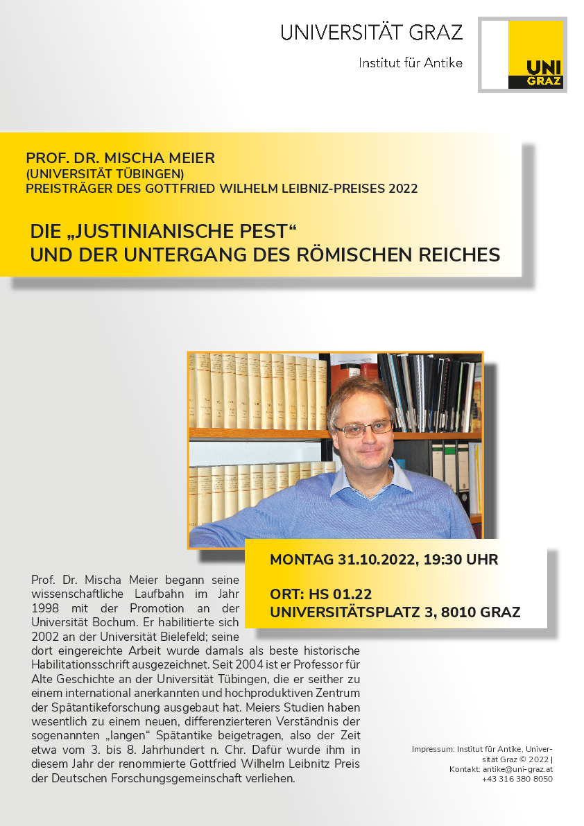 Gastvortrag Mischa MEIER - Institut für Antike