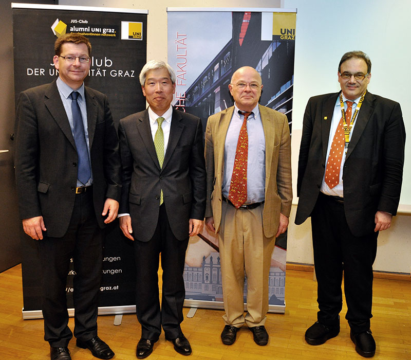 Hoher Besuch im JUS-Club - Universität Graz